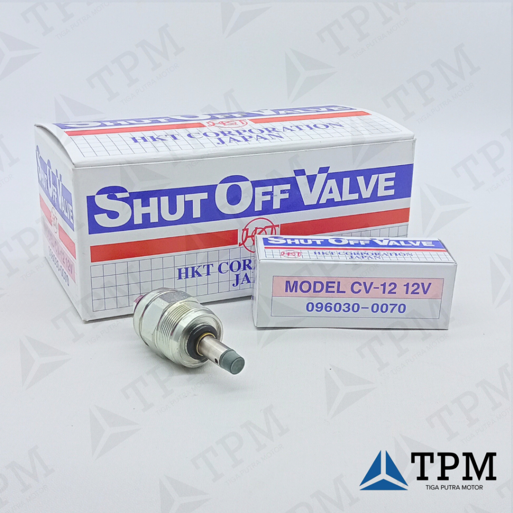 Jual FUEL SHUT OFF VALVE UNIVERSAL CV-12 (12 VOLT) HKT JAPAN | Shopee ...