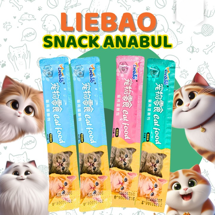 Jual Snack Kucing Liebao Creamy Treats Camilan Makanan Meo Cat Bio Wet ...