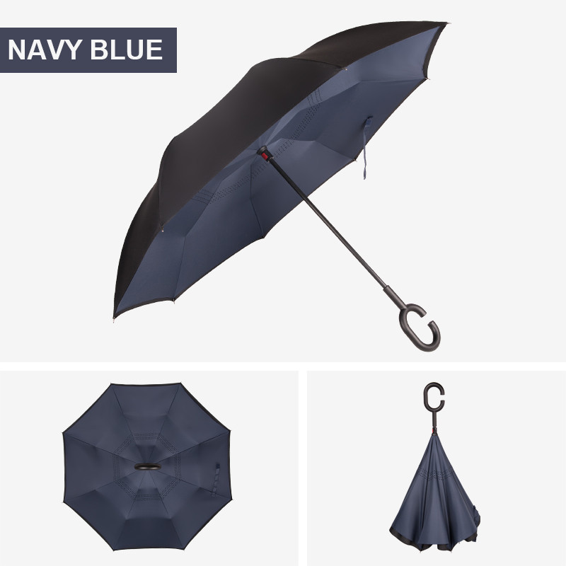 Jual Payung Terbalik Kazbrella POLOS Payung Mobil Reverse Umbrella ...