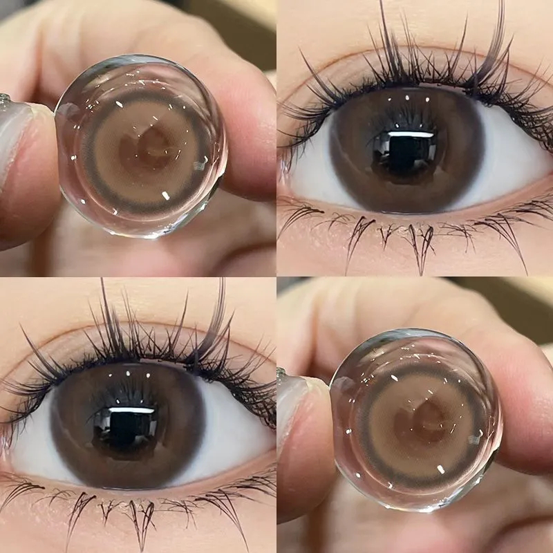 Jual (COD)Sepasang lensa kontak berwarna diameter 14.2MM softlens ...