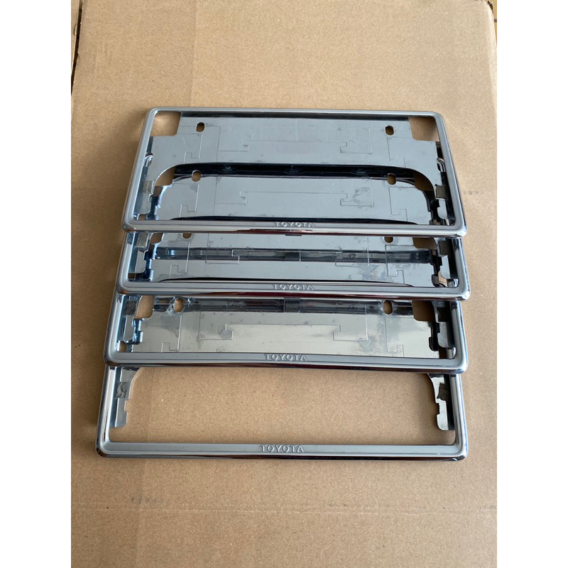 Jual Frame Plat Nomor JDM Toyota Chrome Original Japan Kondisi C ...