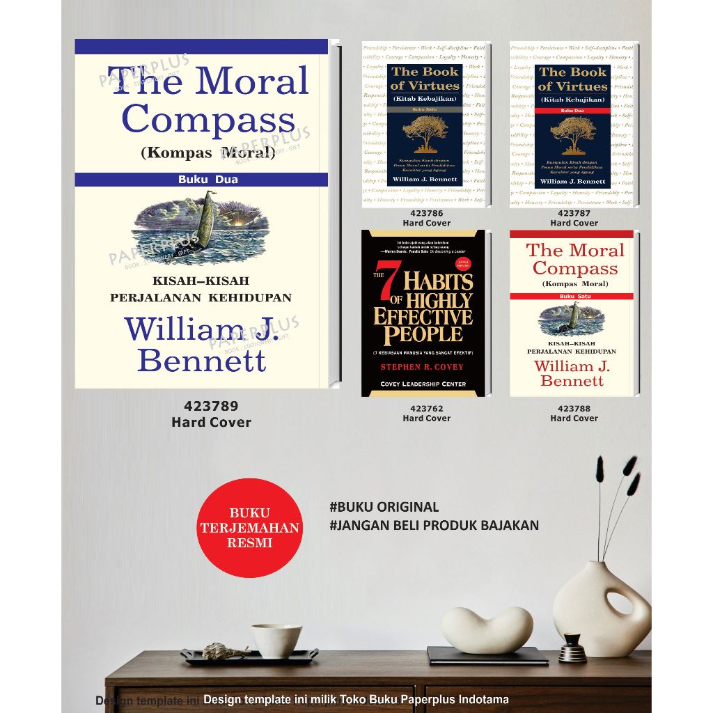 Jual Pengembangan Diri / Kompas Moral, Buku 2 / SC / William J. Bennett ...