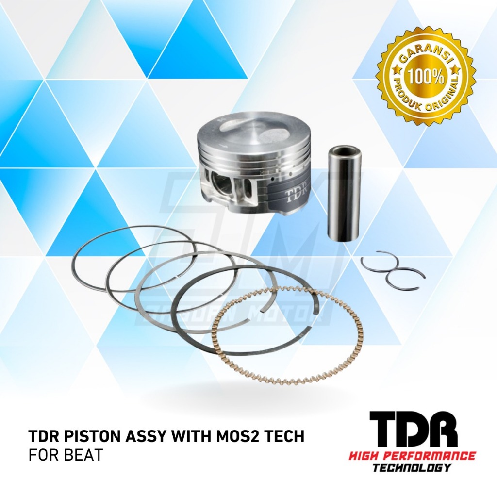 Jual TDR Piston Assy with MoS2 Tech For Beat | Shopee Indonesia