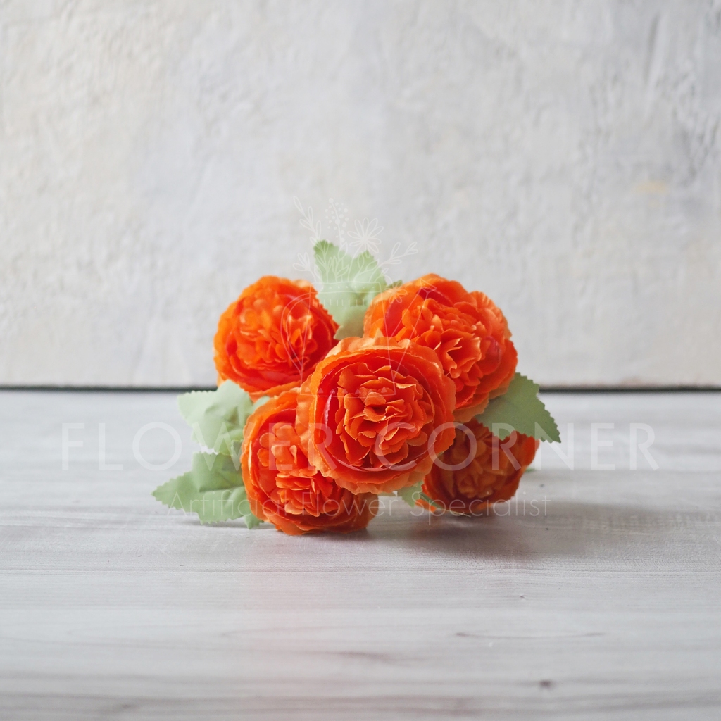 Jual Bunga Artificial Blooming Garden Rose 5 Kuntum Colorful (B23260 ...