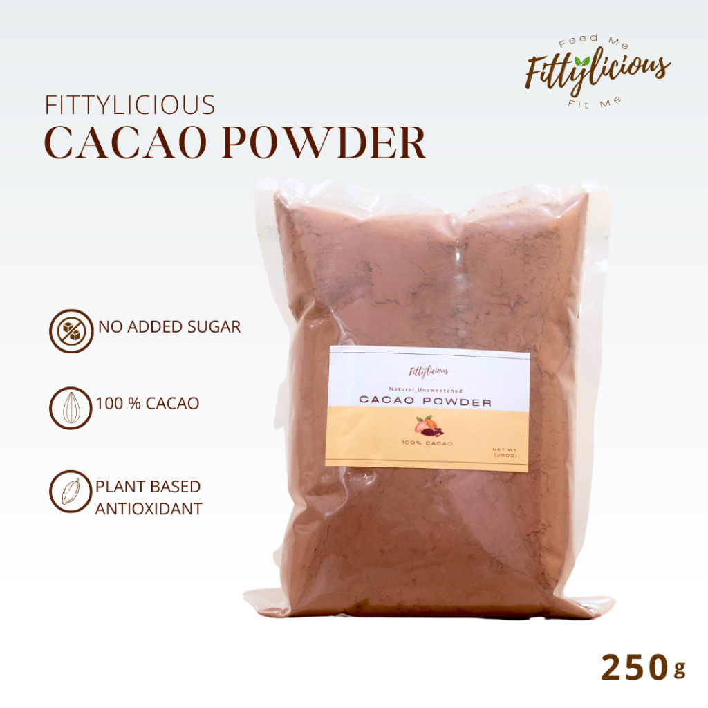 Jual Cacao Powder 250G / Coklat Bubuk / Pure Raw Cacao Powder | Shopee ...