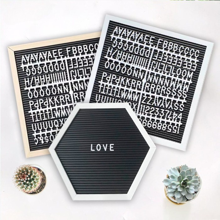 Jual [1 Pcs] Letter Board 25 x 25 / Letter Board 25.5 x 13.8 / Letter ...