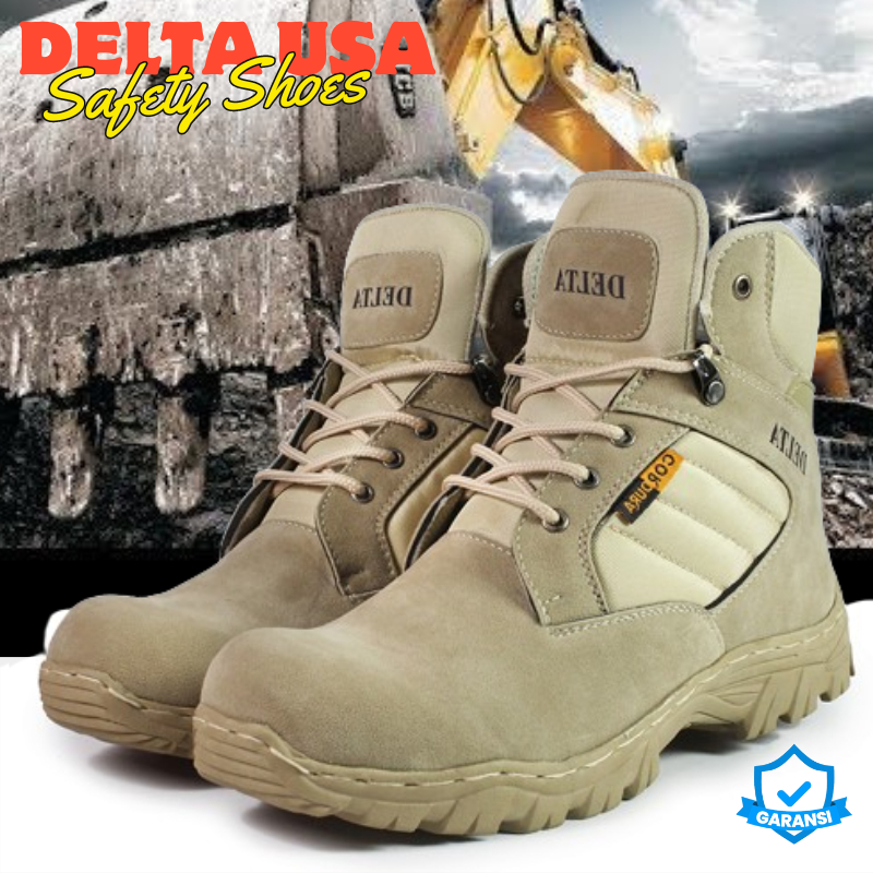 Jual Sepatu Tactical Delta Cordura Hitam 8inc Sepatu Outdoor military ...