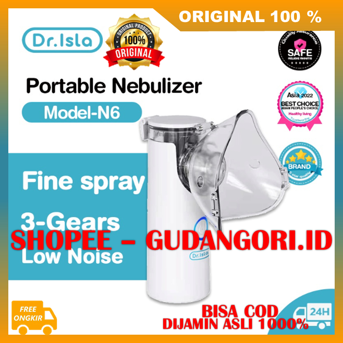 Jual Dr.isla Nebulizer Portable Mesh Alat Uap Bantu Pernafasan Asma ... Jual Dr.isla Nebulizer Portable Mesh Alat Uap Bantu Pernafasan Asma ...