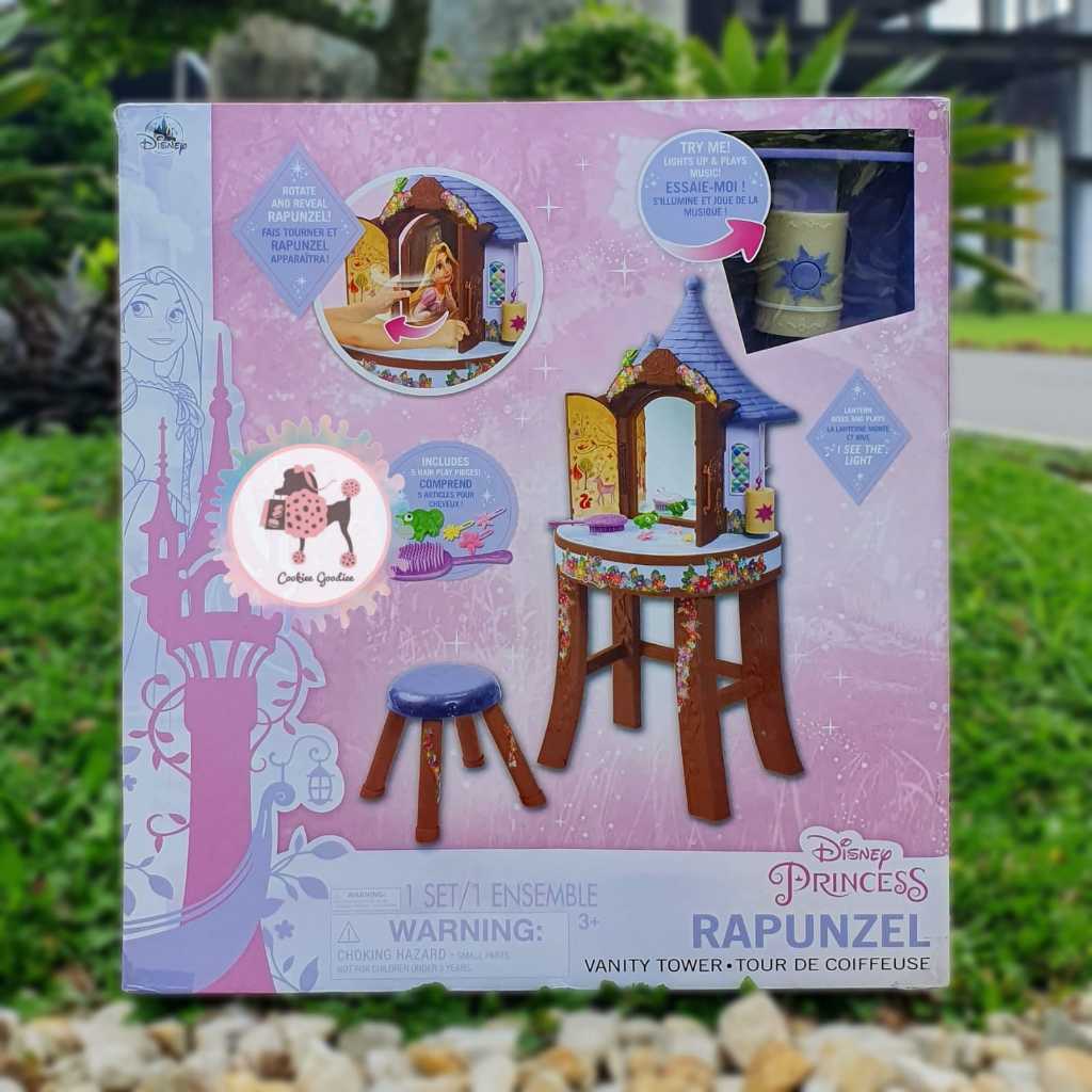 Jual Disney Rapunzel Tangled the Series Vanity Tower Playset | Shopee ...