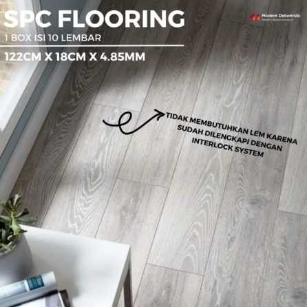 Jual Modern Dekorindo | Lantai SPC 4.85mm | SPC Flooring | Lantai SPC ...