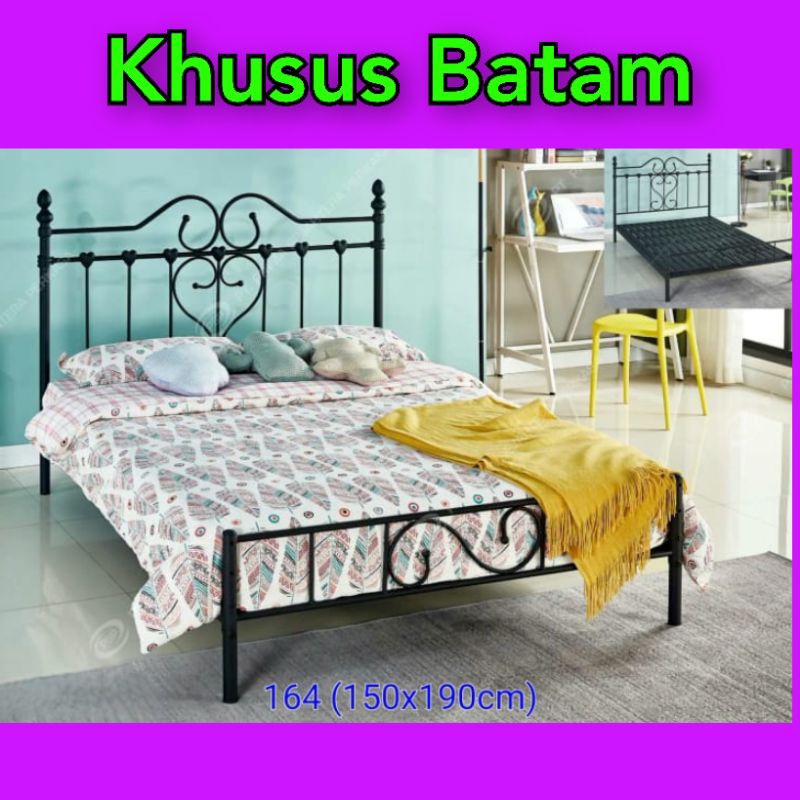 Jual rangka ranjang besi 164/rangka tempat tidur (KHUSUS BATAM ...