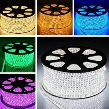 Jual Lampu LED Strip 220V 2835 120D 20cm Cuttable Meteran Henseki ...
