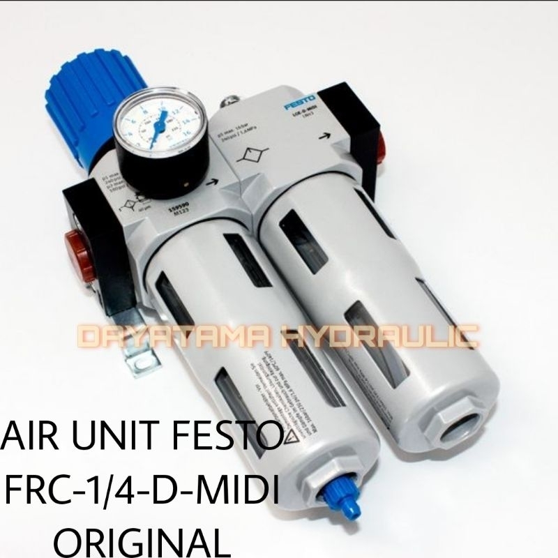 Jual FESTO FRC-FRC-1/4-D-MIDI FILTER REGULATOR LUBRICATOR FESTO 1/4 ...