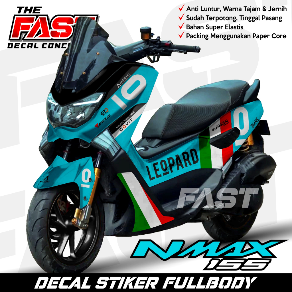 Jual Decal Nmax 155 Old Leopard Racing Fullbody Stiker Nmax Lama Decal ...