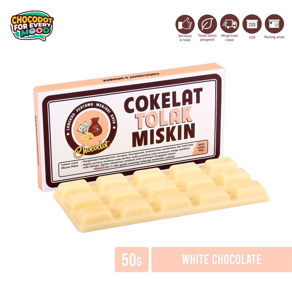 Jual Coklat Chocodot Mood Series Tolak Miskin 50gr | Shopee Indonesia