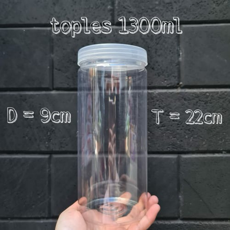 Jual Toples plastik Jar ukuran 200ml, 300ml, 400ml, 600ml, 800ml ...