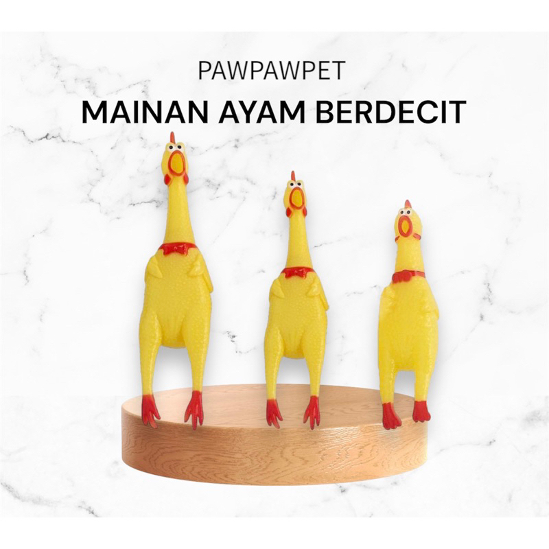 Jual [PAWPAWPET] Mainan Gigit Anjing - Ayam berbunyi decit - Chicken ...