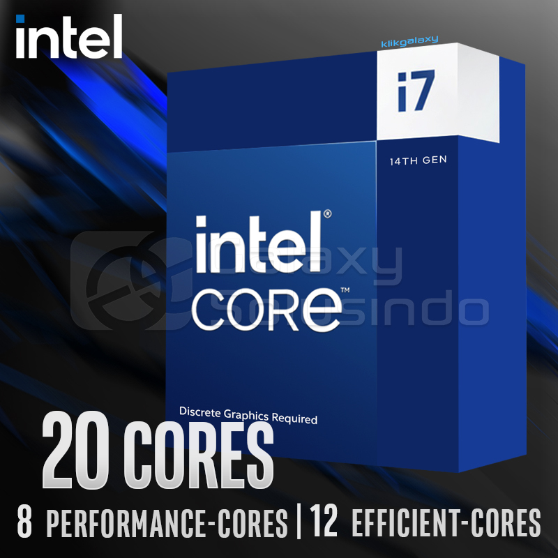 Jual Intel Core i7-14700F 20 Cores 28 Threads LGA1700 Raptor lake ...