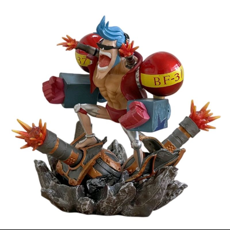 Jual Action Figure One Piece Franky Bomberman + box | Shopee Indonesia