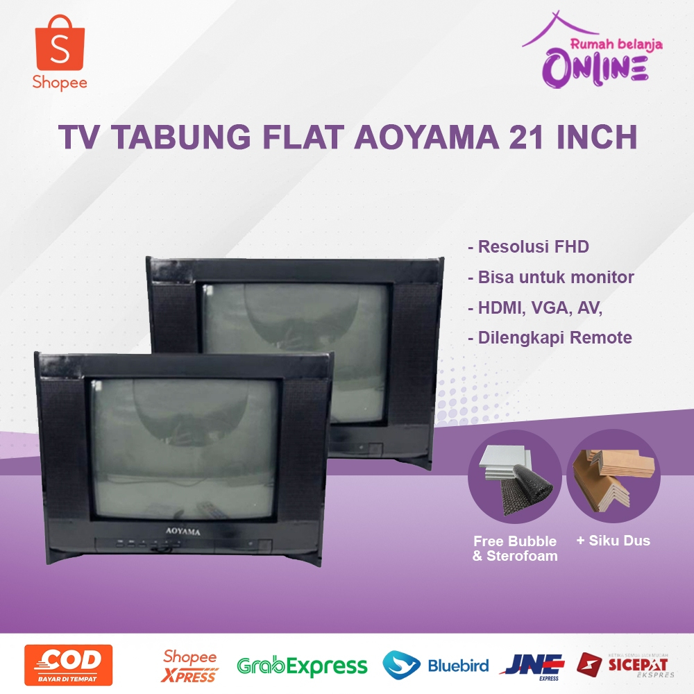 Jual Aoyama 21 inch Flat TV Tabung Digital PRODUK TERBARU!!! | Shopee ...