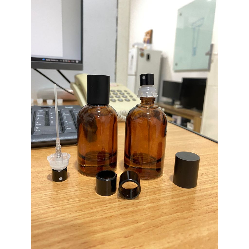 Jual Botol Le Labo 30ml Amber Semipress Tutup Hitam 12pcs | Shopee ...