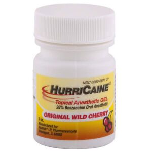 Jual Hurricaine Topical Oral Anesthetic GEL 1oz Wild Cherry Hurricane ...