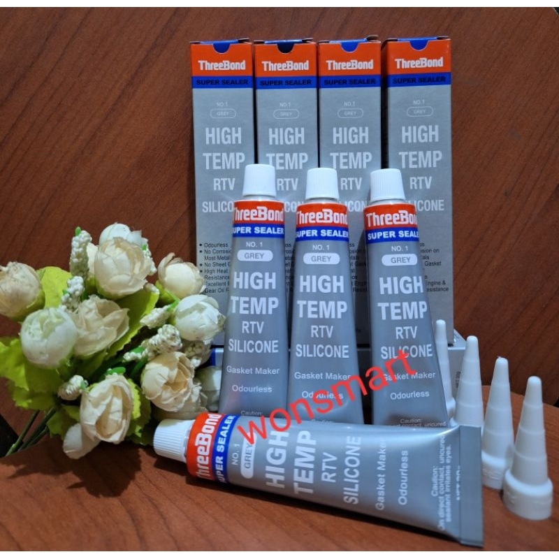 Jual LEM THREEBOND LEM GASKET SUPER SEALER GREY ANTI PANAS 1 PCS ...