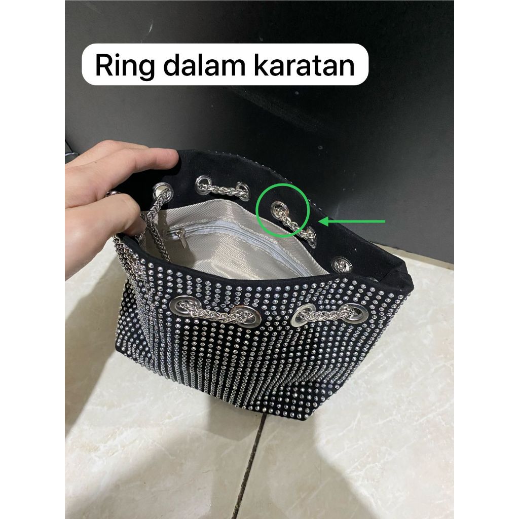 Jual Bucket Bag Wanita Import - Tas Selempang Wanita Bling Bling Import ...