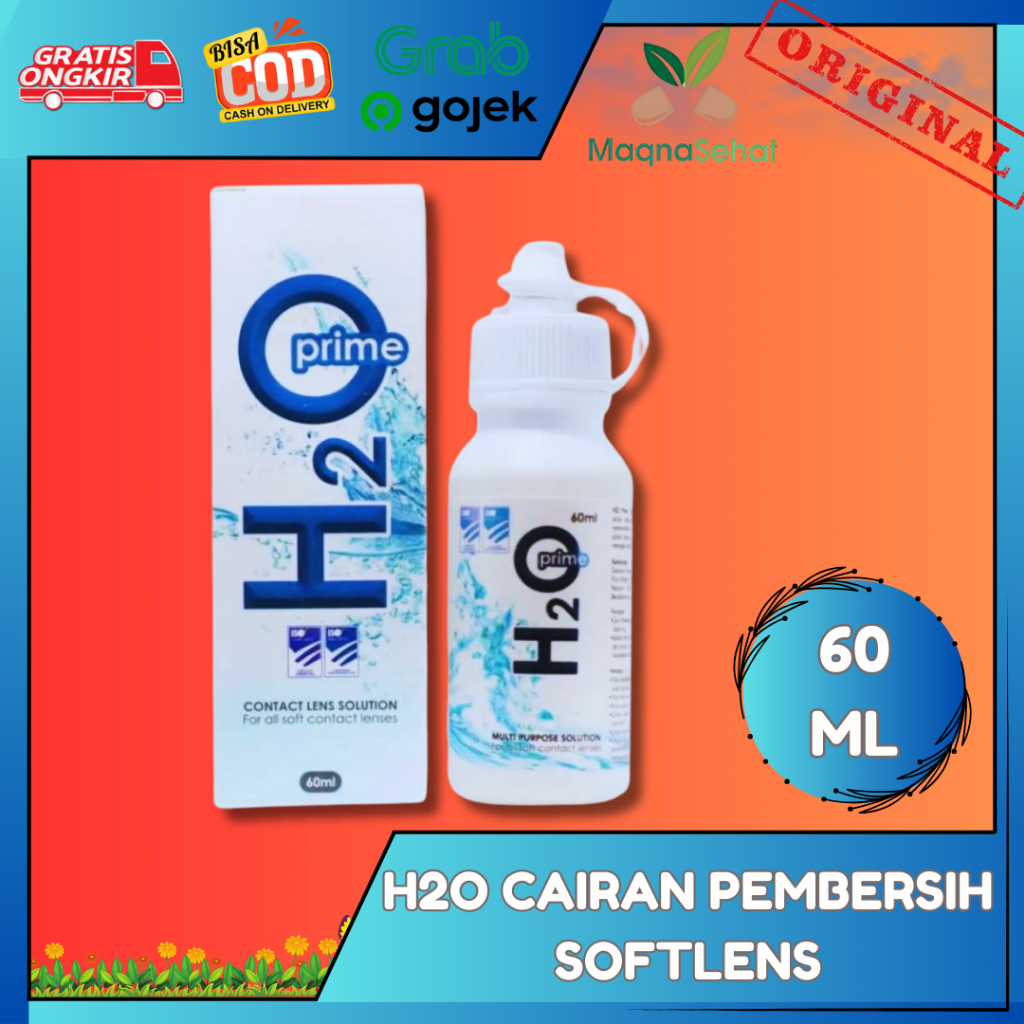 Jual Cairan Softlens / Softlen / Soflens H2O H20 Prime 60ml (New ...
