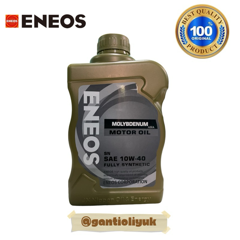 Jual Oli Mesin Eneos MOLYBDENUM Motor Oil SAE 10W-40 1L (1L) | Shopee ...
