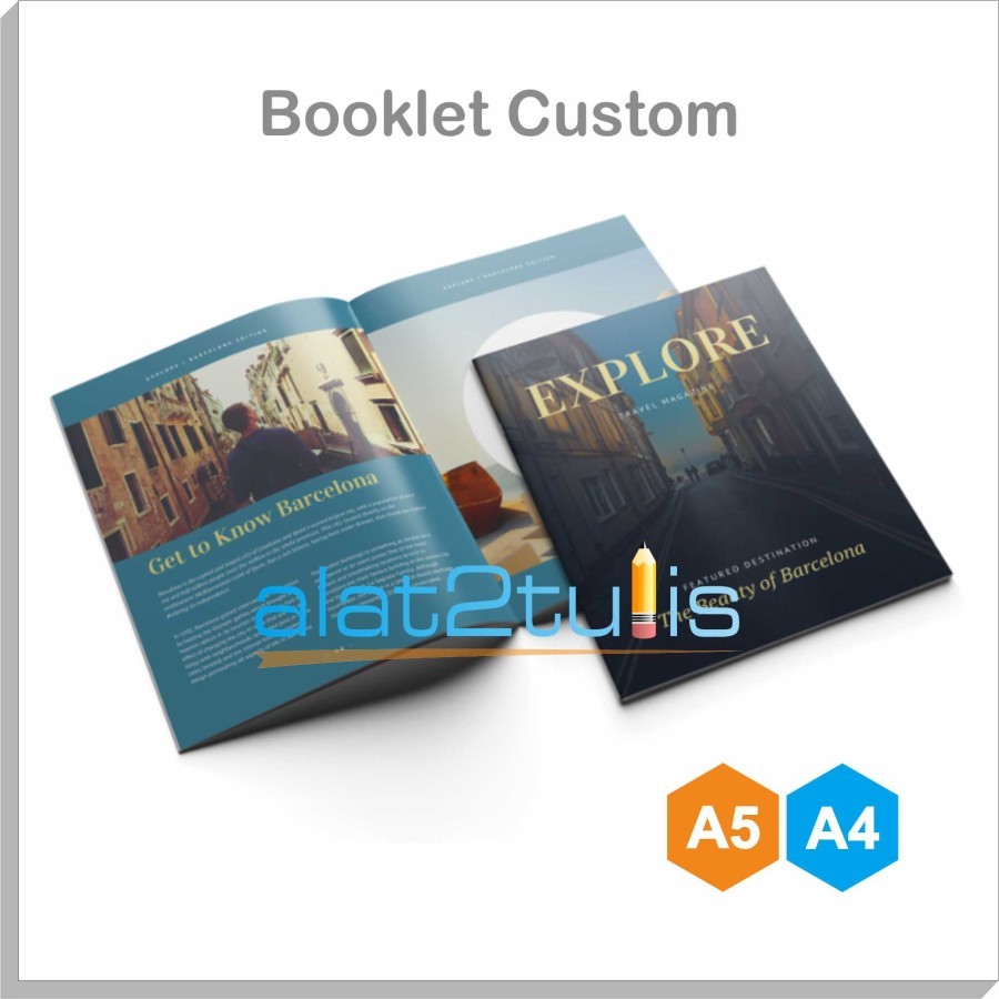 Jual Booklet custom jilid | Print warna | Hardcover | Shopee Indonesia