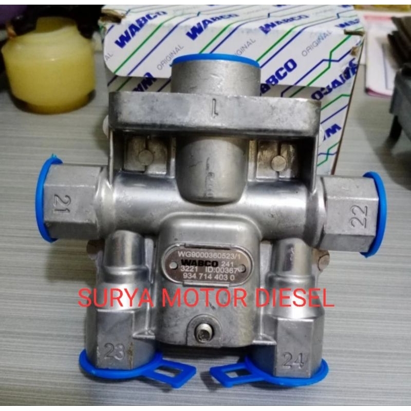 Jual VALVE ANGIN HINO 500 NEW VALVE 4 JALUR WABCO | Shopee Indonesia