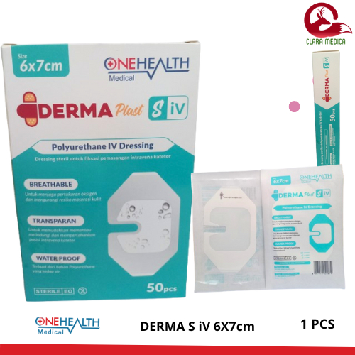 Jual Plester Luka Anti Air Derma S iV 6c7cm Plesterin Infus Dewasa ...
