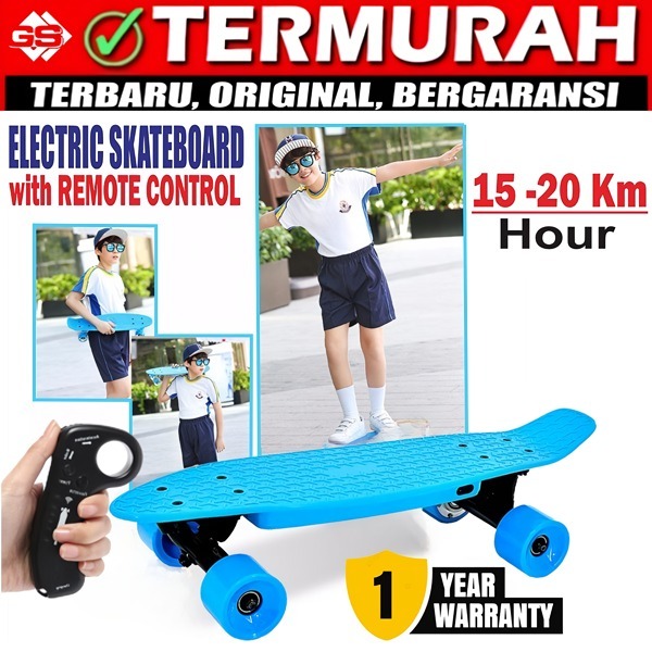 Jual SKATE BOARD ELECTRIC / PAPAN SELUNCUR LISTRIK | Shopee Indonesia
