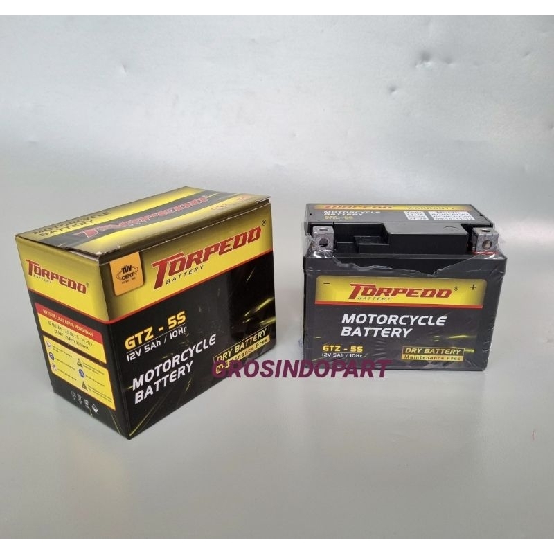 Jual { PROMO } AKI BATRE GTZ5S BATTERY GTZ 5S FULL KERING MIO FINO-MIO ...
