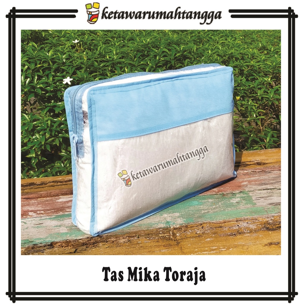 Jual tas mika toraja cocok untuk tempat menyimpan sprei dan selimut ...
