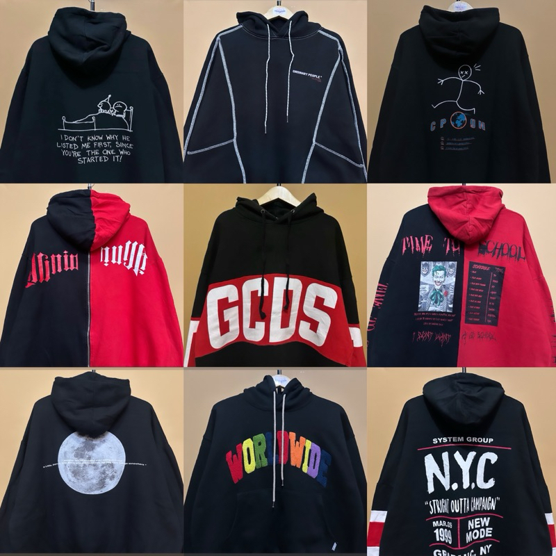 Jual [COD] HOODIE CREWNECK SWEATER TSHIRT OVERSIZE GEMOY BACKPRINT ...