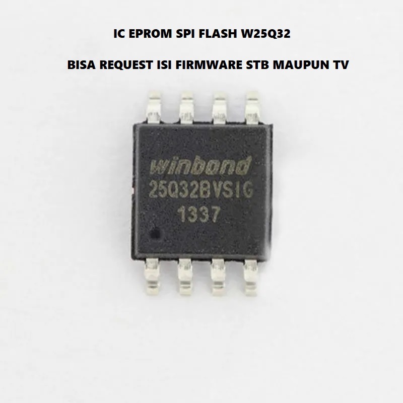 Jual IC EPROM SPI FLASH W25Q32 4MB UNTUK STB DAN TV | Shopee Indonesia