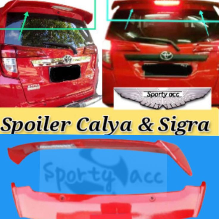 Jual Spoiler calya dan sigra plastik abs kjs | Shopee Indonesia