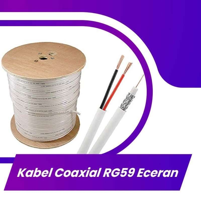Jual Kabel Coaxial Rg59+Power, Kabel CCTV | Shopee Indonesia