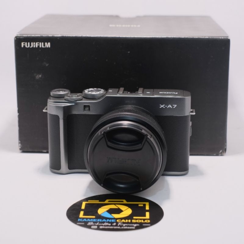 Jual Resmi Fujifilm xa7 kit lengkap box original ready brown | Shopee ...