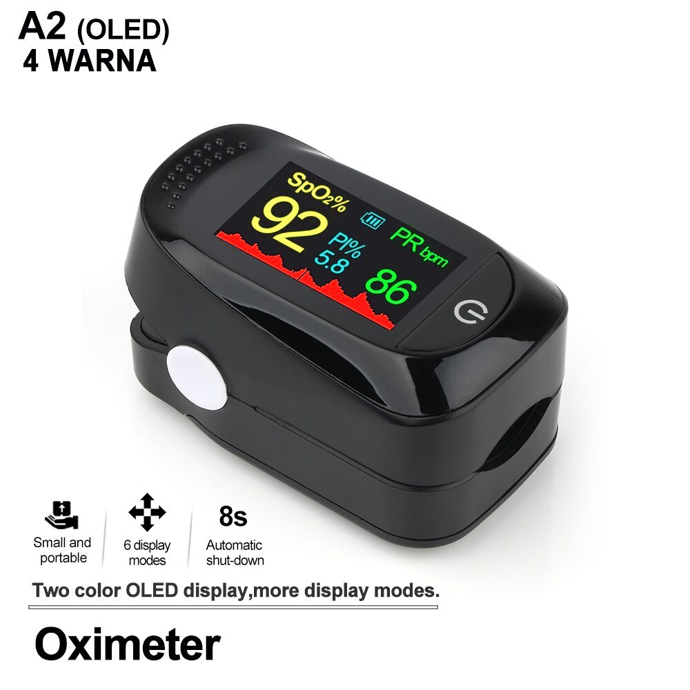 Jual A2 Oximeter Alat Pengukur Detak Jantung Oxymeter Kadar Oksigen ...