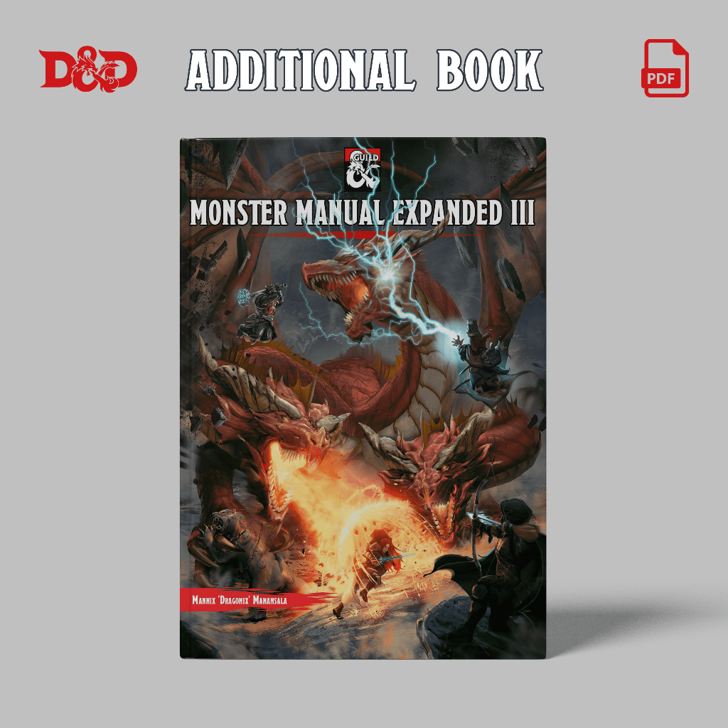 Jual Additional Book - Monster Manual Expanded Part 1 Part 2 Part 3 ...