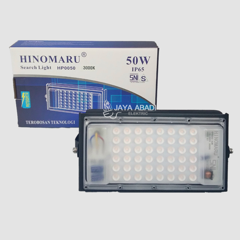 Jual Lampu Sorot LED-Flood Light HINOMARU 50W WARM WHITE/Kuning 3000K ORIGINAL | Shopee Indonesia