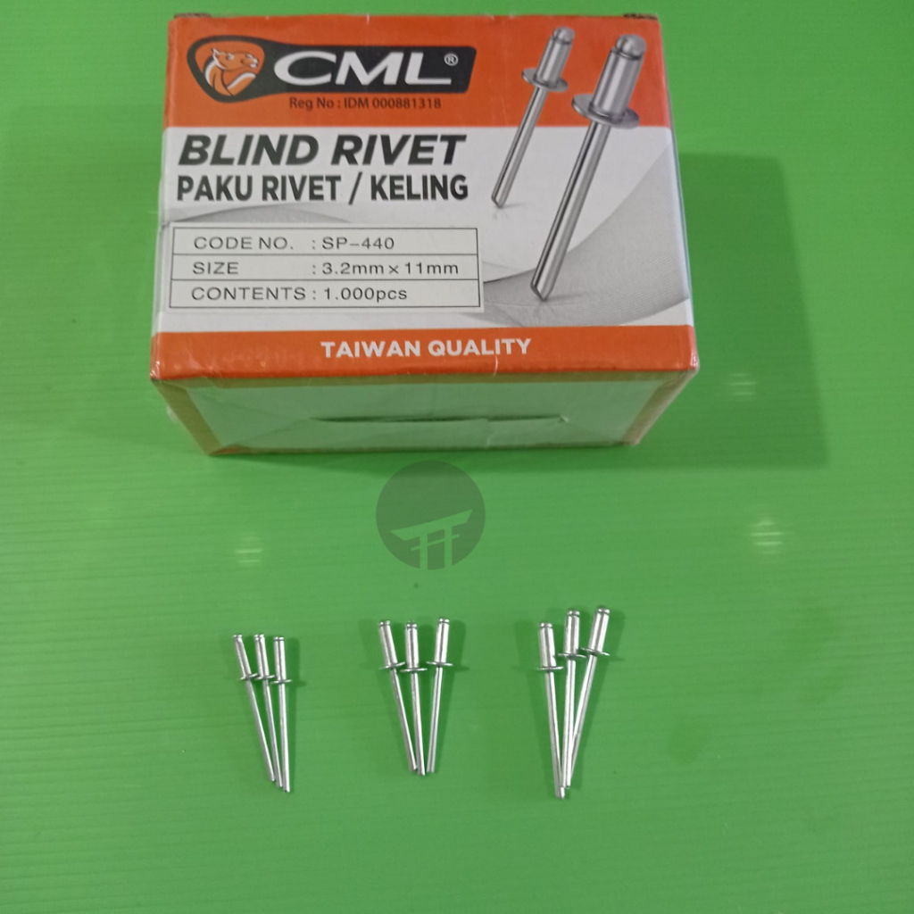 Jual Paku Rivet / Blind Rivet / Paku Keling size 540 - Harga 1 PCS ...