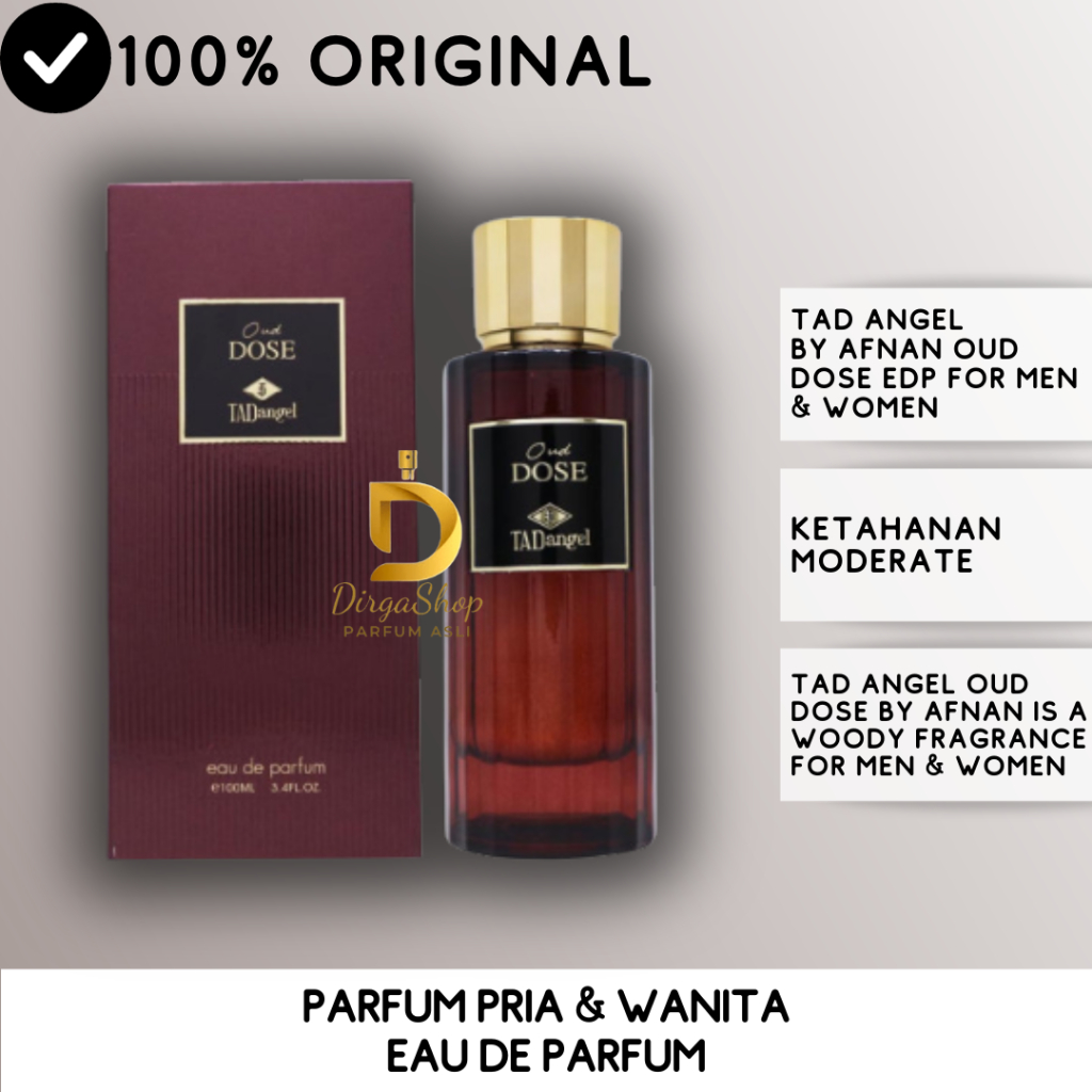 Jual TAD ANGEL by AFNAN OUD DOSE EDP For Men & Women | Shopee Indonesia