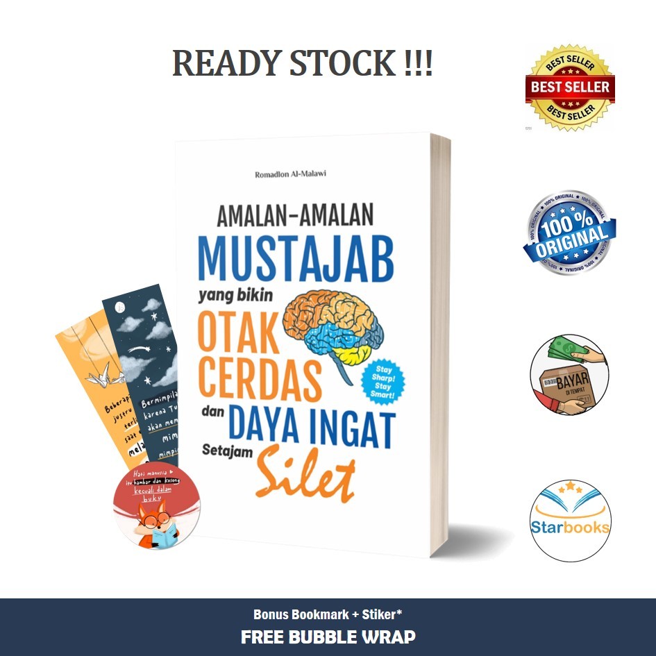 Jual Buku Amalan2 Mustajab Yang Bikin Otak Cerdas & Daya Ingat Setajam ...