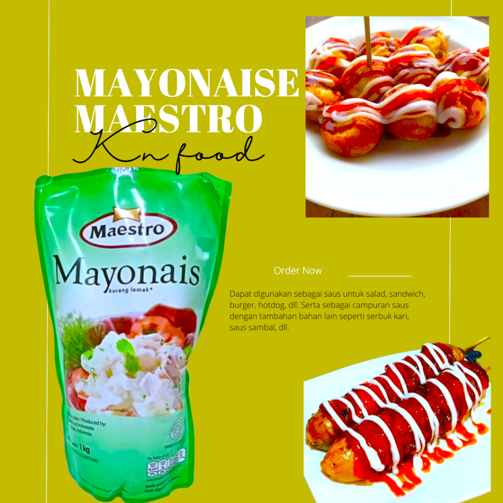 Jual Mayonaise Maestro 1KG / Mayonase Maestro | Shopee Indonesia