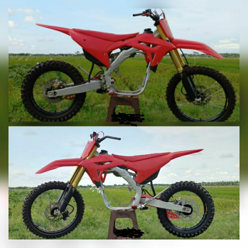 Jual paket modif trail supermoto tanpa mesin model sasis deltabox ...
