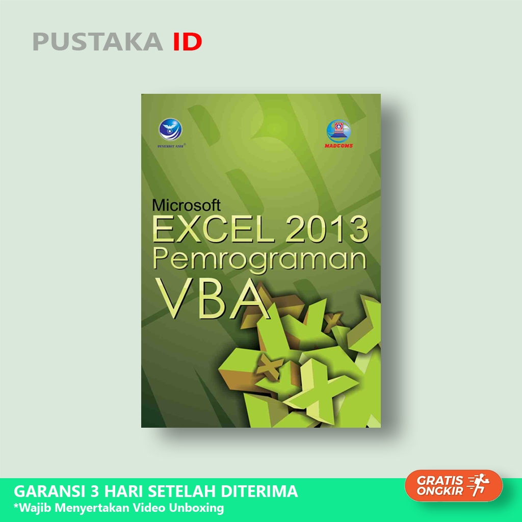 Jual Buku Microsoft Excel 2013 Pemrograman VBA - Original | Shopee Indonesia